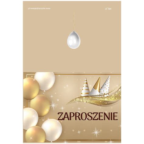 Zaproszenia Ogólne Balony I Czapeczki Szalony Kot Sklep EMPIK