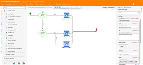 using random rule and sampling rule steps debugging