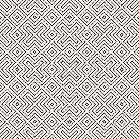 Vector Seamless Pattern Modern Stylish Abstract Texture Repeating Geometric Tiles Stock