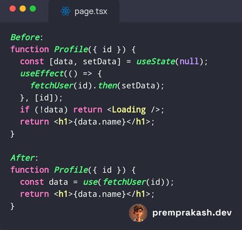 👋 Bye Bye Useeffect Hello Use Reacts New Use Hook Is Set To