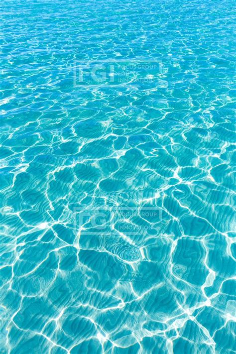 Tropical Sea Water Texture Reflections Like Paradise Summer Vacation