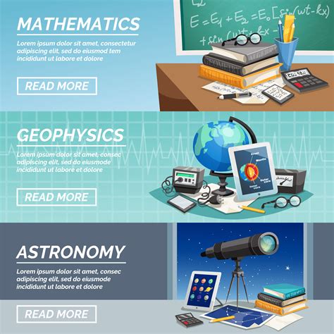 Education Horizontal Banners 495150 Vector Art At Vecteezy