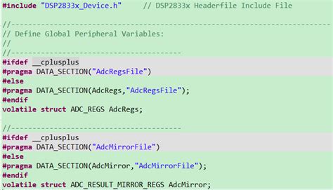 DSP2833x GlobalVariableDefs c 中全局变量分配的段名找不到定义地址 C2000 微控制器论坛