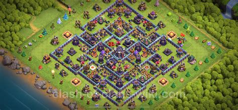 Best Anti 2 Stars Base Th15 With Link Hybrid 2023 Town Hall Level 15 Base Copy 1010