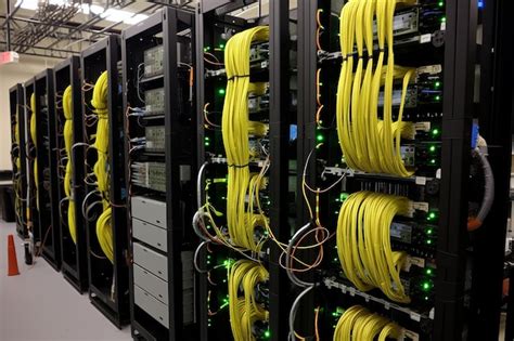premium ai image data center racks filled with servers