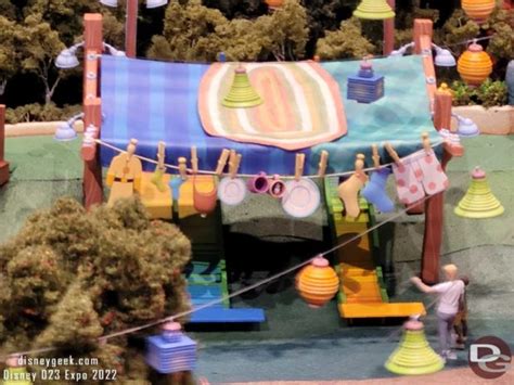 D23 Expo 2022 Pictures Disneyland Mickeys Toontown Model The Geeks
