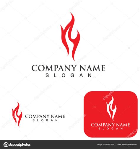 Plantilla Logotipo Fuego Flame Clipart Symbol Icon Vector Vector De