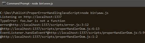 A Guide To Proper Error Handling In Javascript — Sitepoint