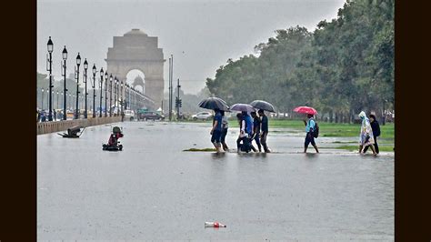 Delhirains City Halts In A Monsoon Meltdown Latest News Delhi
