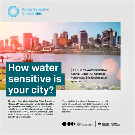 How Water Sensitive Is Your City Crc For Water Sensitive Cities