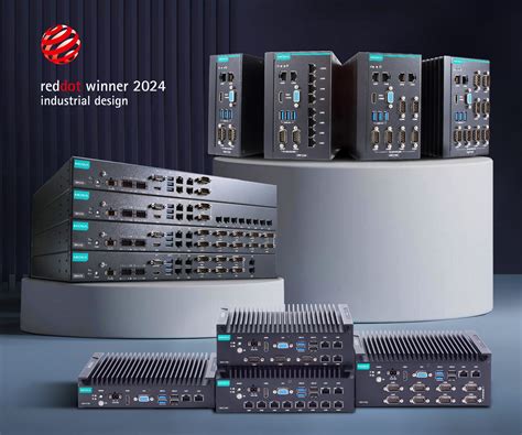 Moxa New Generation X86 Industrial Computers Recognized By Red Dot Award