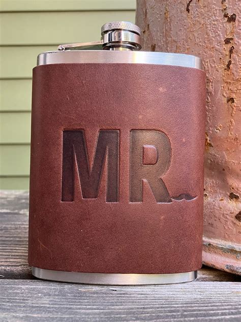 Leather Flask Mr Jimmyrockit