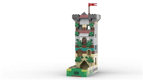 Lego Moc 11016 Dice Tower By Lenarex Rebrickable Build With Lego