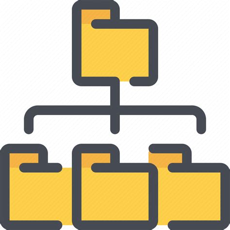 Connect Database Documnet File Folder Network Icon Download On