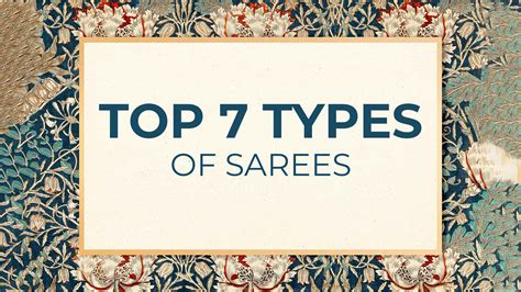 Top Types Of Sarees You Must Have For All Upcoming Festivals In India