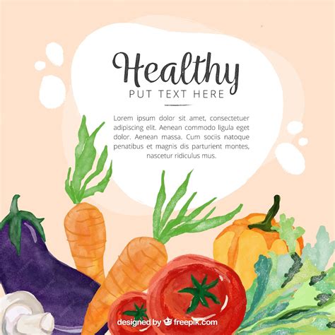 Фон с вкусной едой Бесплатно векторы