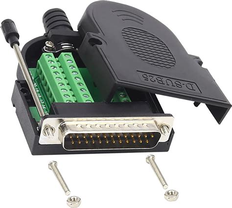 Tunghey Db25 Breakout Board Db25 Male D Sub Connector To Db25 Screw