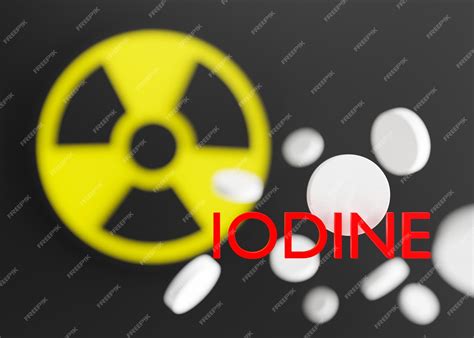 Premium Photo Antiradiation Pills Iodine Tablets Tablets For