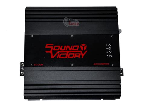 amplificador sound victory sv a3k 3000wrms 1 canal audioliner