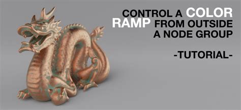 Controlling A Color Ramp From Outside A Node Group BlenderNation