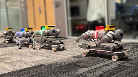 Legged Robots Skate Successfully Using New Learning Framework News Minimalist