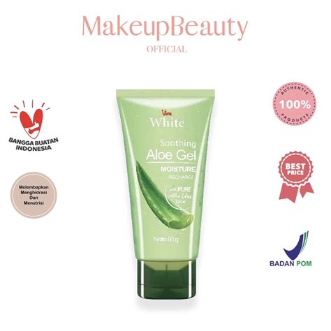 Jual VIVA White Soothing Aloe Gel 80g ALCOHOL FREE PH BALANCED