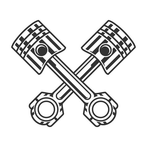 Illustration Of Engine Piston On White Background 11116205 Vector Art At Vecteezy