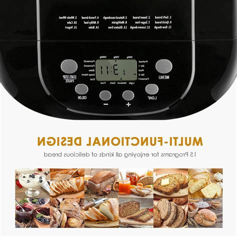 Bread Maker Machine 2lb Automatic Programmable Bread Loaf