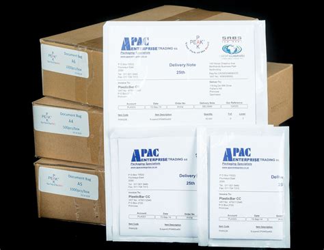 Apac Enterprise High Quality Document Protector Bags