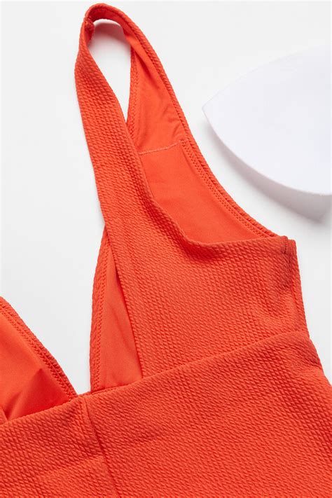 High Leg Ribbed Swimsuit