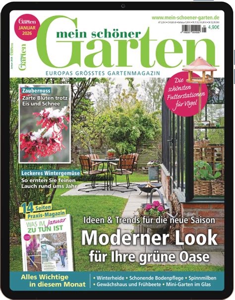 Mein Schöner Garten Mein Schöner Garten E Paper 1 2026 Offizieller
