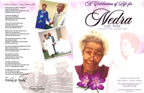 Nedra L Piper Obituary Aa Rayner And Sons Funeral Homes