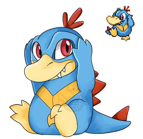 Totoduck Totodile X Psyduck Fusion By Sharkd0gg0 On Deviantart