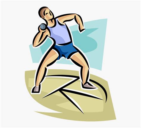 Shot Put Throw Clip Art