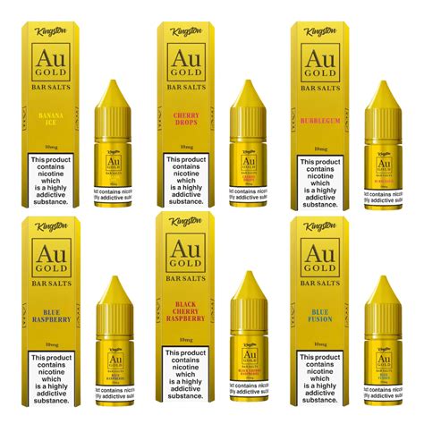Kingston Au Gold Nic Salts Only The Vape