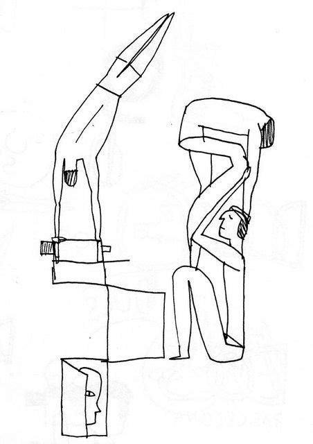 Acrobat By Chipirilox Via Flickr Ink Illustrations Graphic Illustration Art Degree Stick