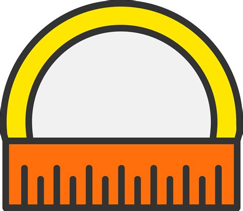 Protactor Vector Icon 16885865 Vector Art At Vecteezy