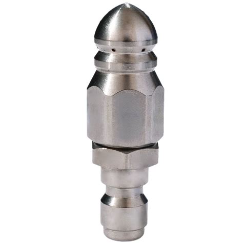 Pressure Washer Sewer Jetter Nozzle Drain Jetting Hose 14 Inch Quick
