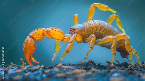 Ecdysis Process Of A Scorpion Shedding Its Old Exoskeleton To Grow Ai