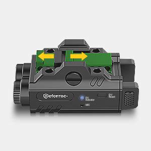 Torch Gun Defentac 680 Lumen Green Laser Tactical Flashlight Pistol