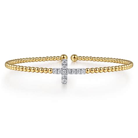14k Yellowwhite Gold Bujukan Bangle Bracelet Sku Bg5139 62m45jj
