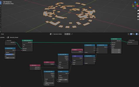 Geometry Nodes Planarize On Z Axis The Vertices Of Unconnected Faces