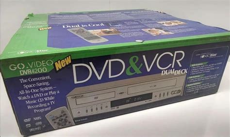 New Go Video Dv4200 Dvd Vcr Combo Dvd Player Vhs Player Combo With Hdm