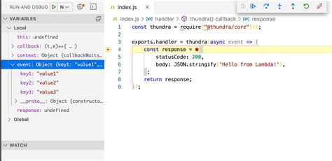 Debug Aws Lambda Functions With Thundra Online Debugging By
