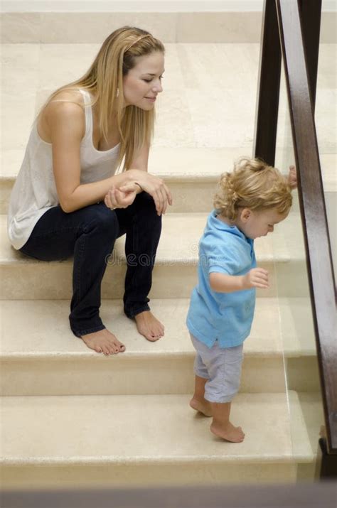 Mom And Son Spending Time Together Stock Image Image Of Home Young