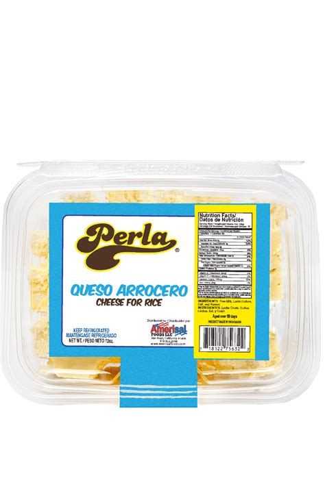 Perla Queso Arrrocero Crumbled Cheese For Rice 12 Ozn Amerisal