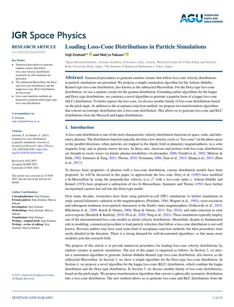 Loading LossCone Distributions In Particle Simulations