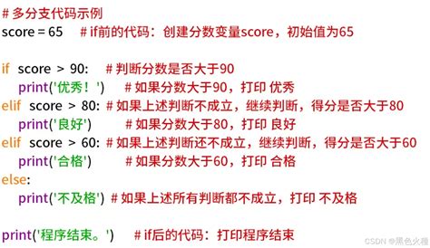第10课 流程控制多分支结构流程图 Csdn博客
