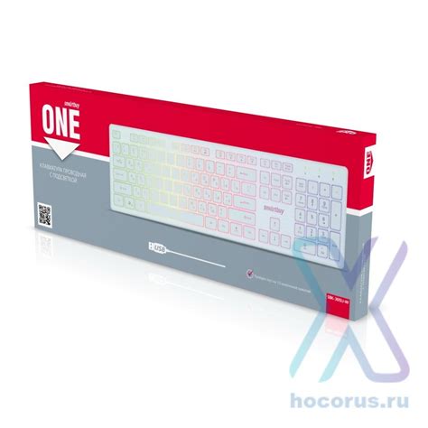 Клавиатура Smartbuy SBK-305U-W с подсветкой White оптом по цене 598 руб ...