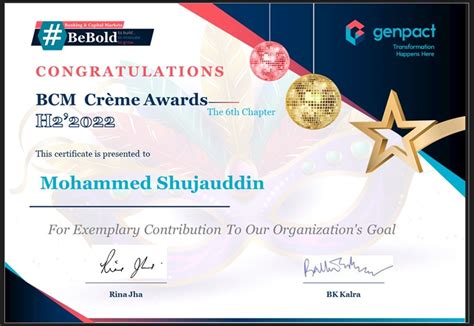 Genpact Shujauddin Mohammed